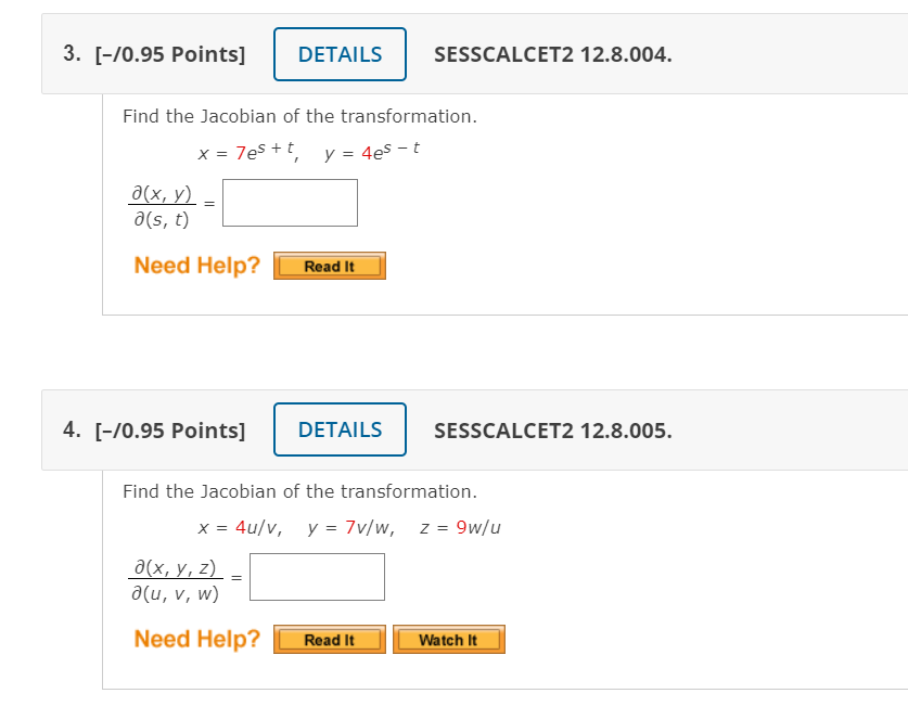 Solved 3. [-70.95 Points] DETAILS SESSCALCET2 12.8.004. Find | Chegg.com