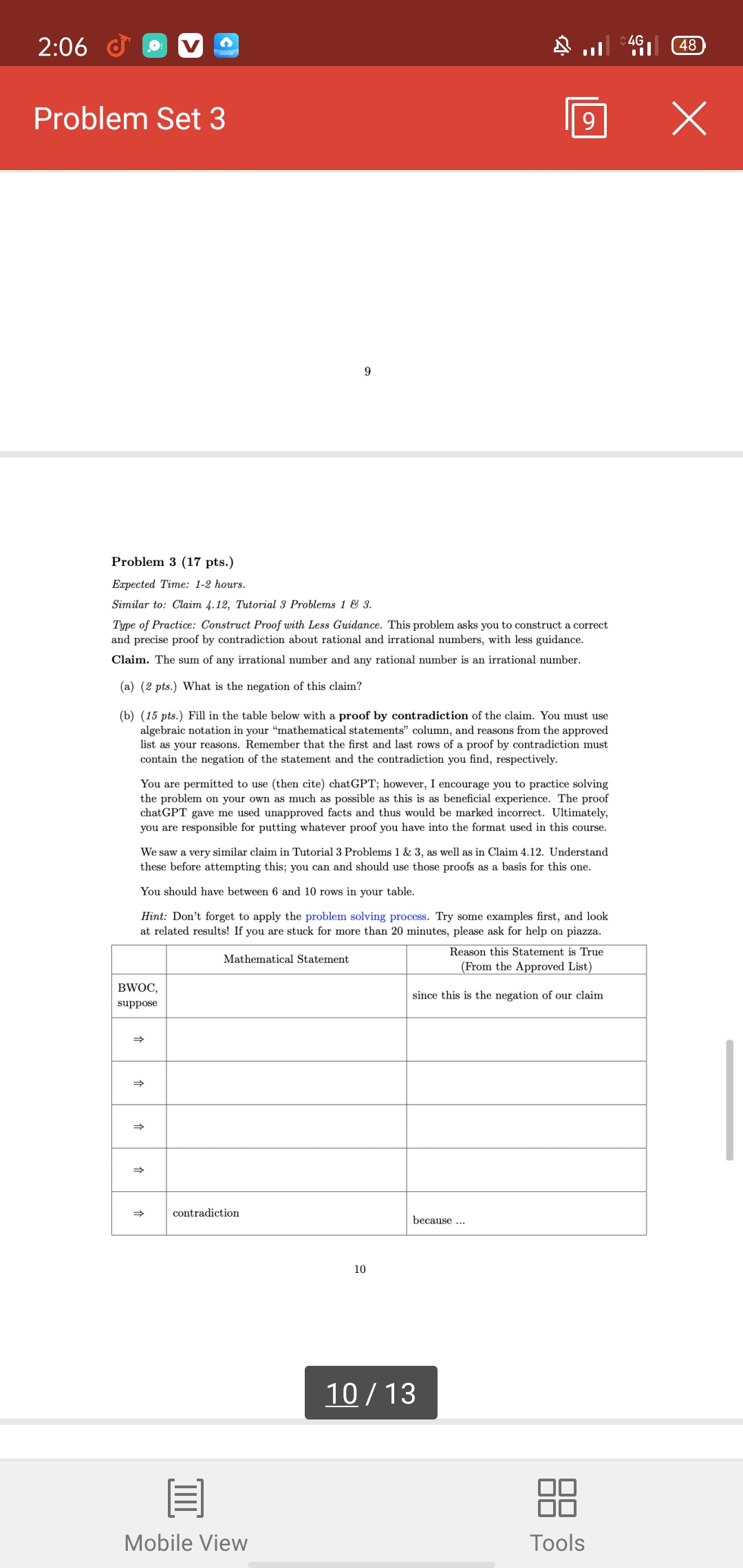 Solved Problem 3 (17 pts.) Expected Time: 1-2 hours. Similar | Chegg.com