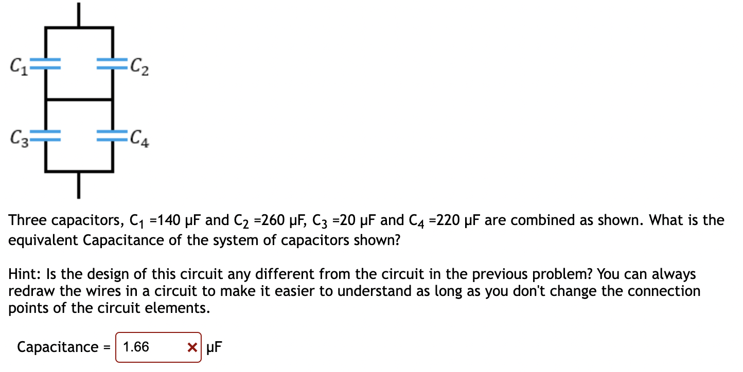 Solved C C2 C3 = Three capacitors, C1 = 80 pF and C2 = 220 | Chegg.com