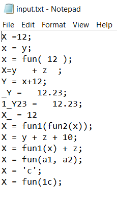 Solved An assignment statement consists of four parts: (a) | Chegg.com