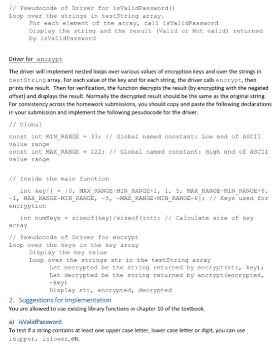 Solved In this assignment, you will write the code for two | Chegg.com