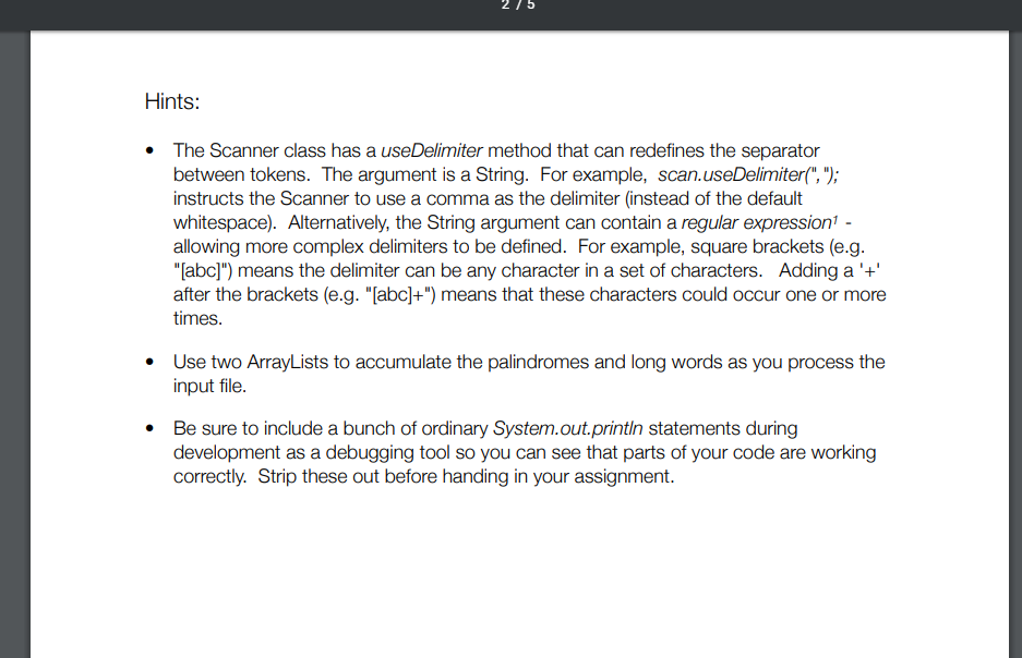 Solved Problem 1 - Word Analyzer Write a program that first | Chegg.com