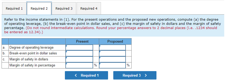 Solved Problem 5-29 (Algo) Changes in Cost Structure; | Chegg.com