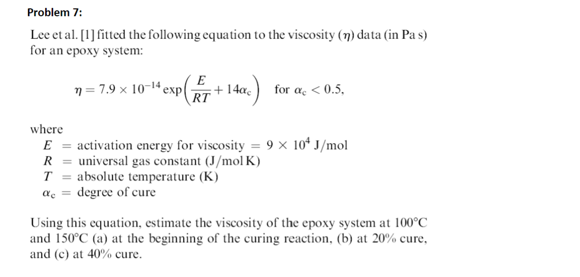 Solved Problem : Lee et al. [1] fitted the following | Chegg.com