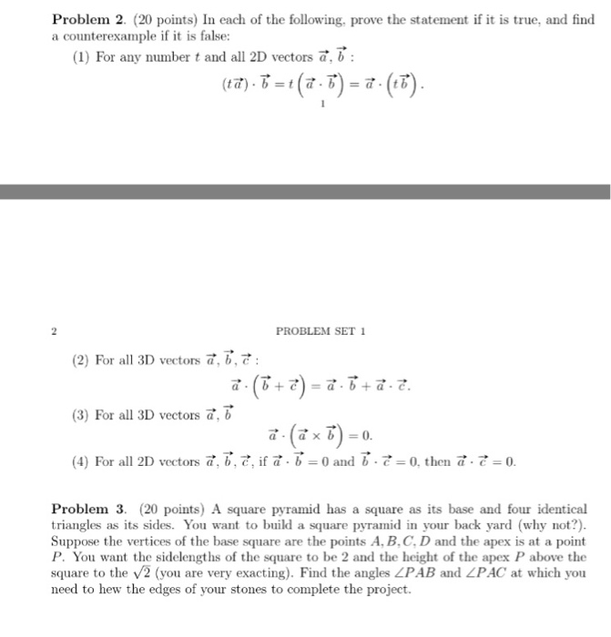 Solved In each of the following, prove that the statement if | Chegg.com