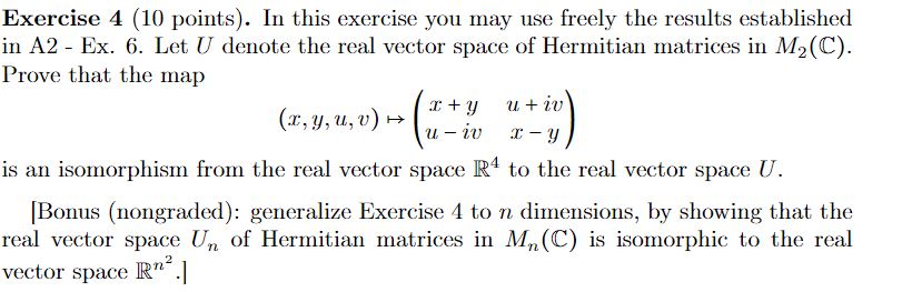 Solved Exercise 4 (10 points). In this exercise you may use | Chegg.com Solved Exercise 4 (10 points). In this exercise you may use | Chegg.com