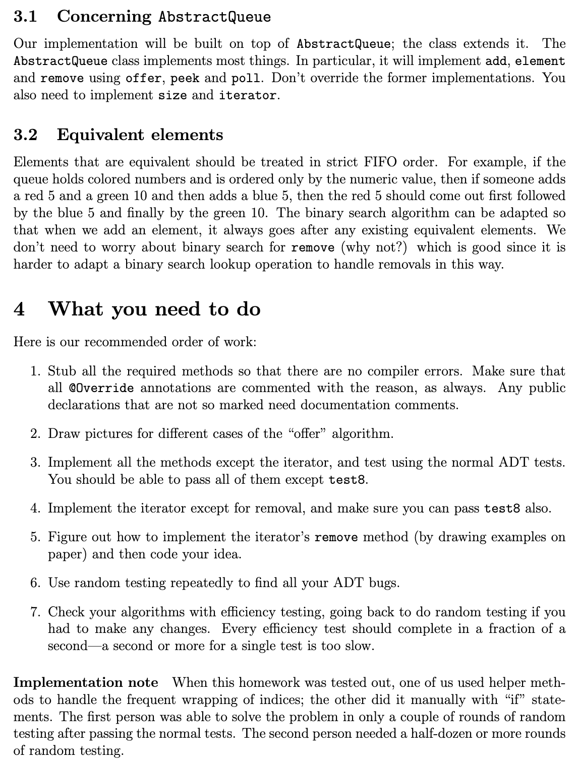 Solved As described in Section 10.1, a PriorityQueue is a | Chegg.com