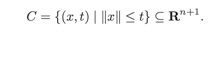 Solved C = {(x, t) |||2|3t} CR"+1 | Chegg.com