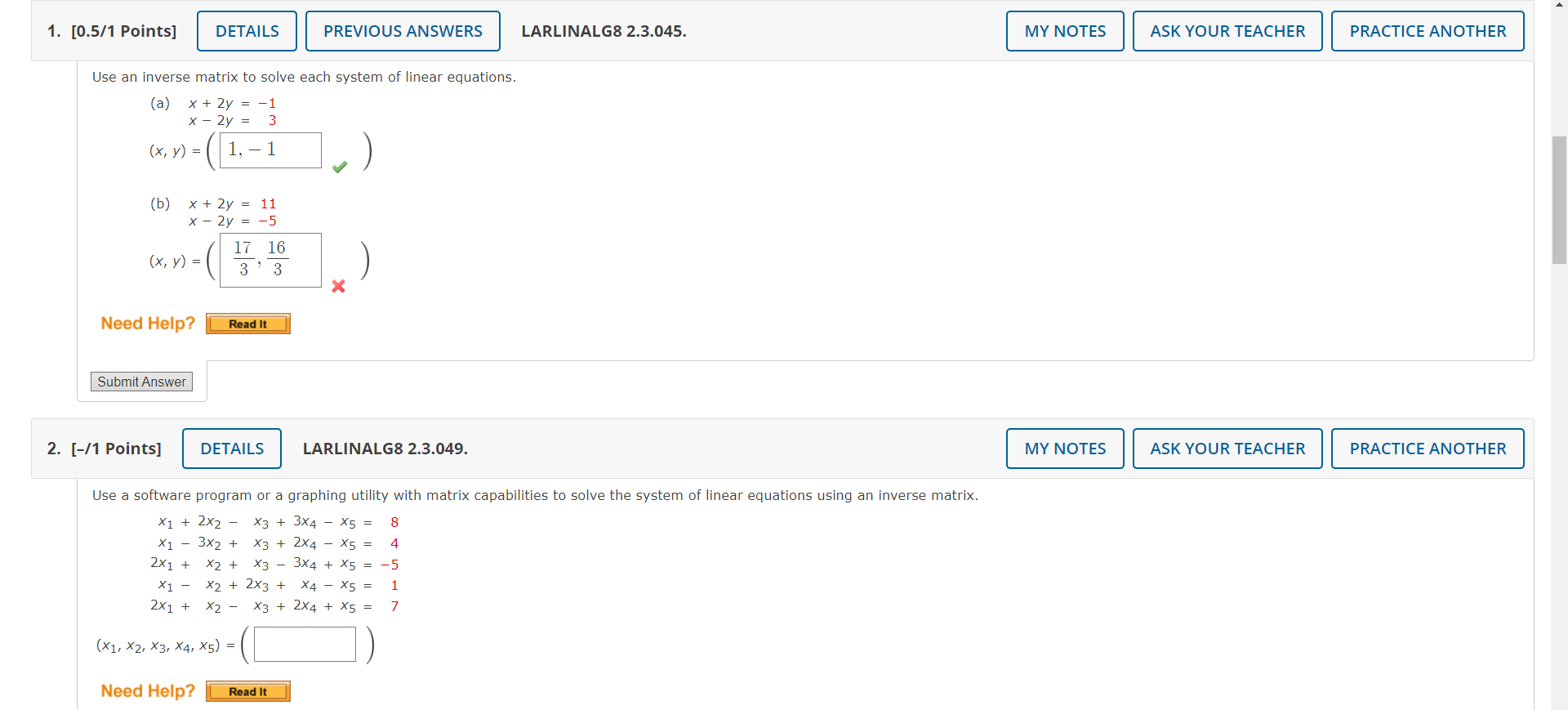 Solved Perform the indicated operations, given | Chegg.com