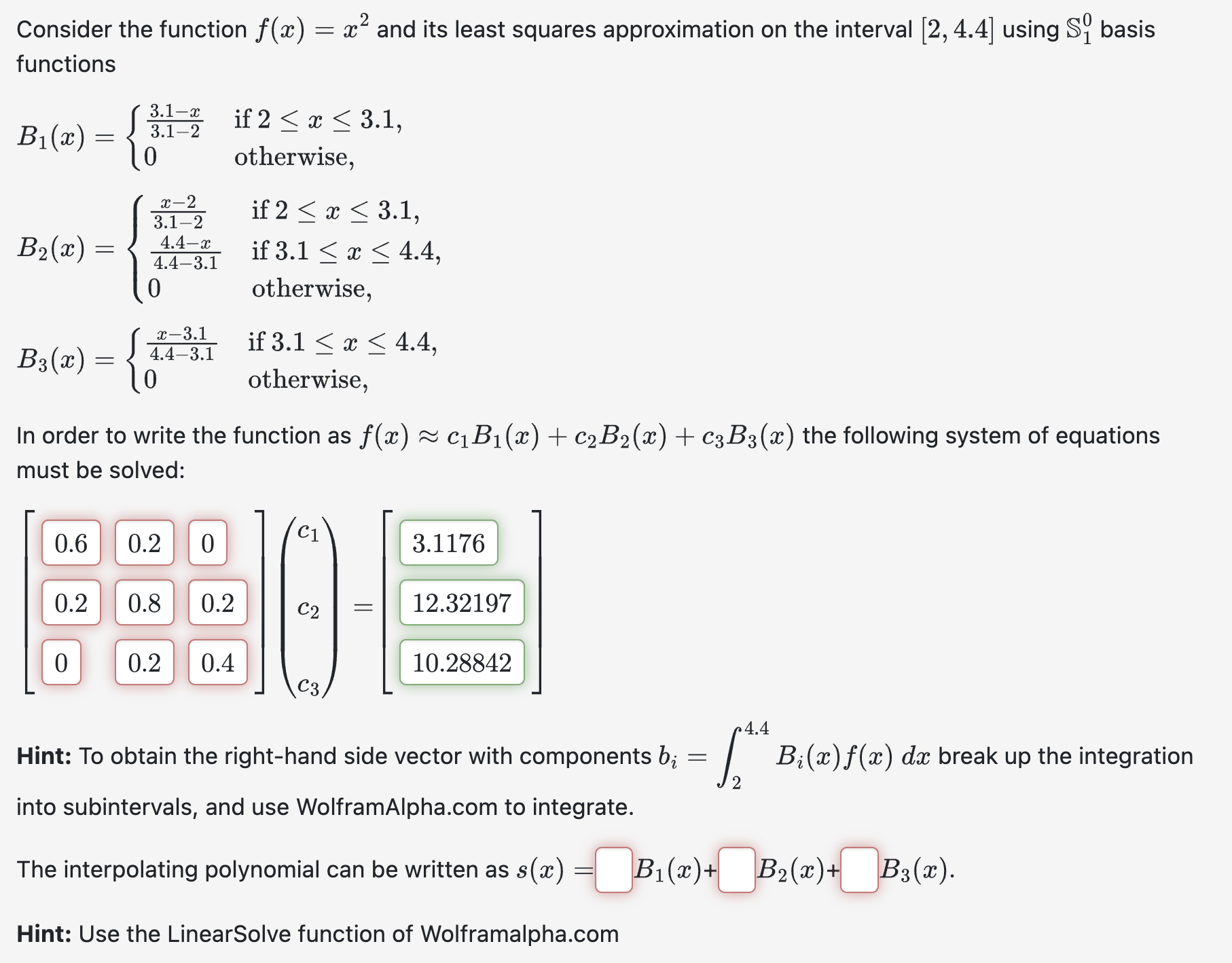 Solved Consider the function f(x)=x2 and its least squares | Chegg.com