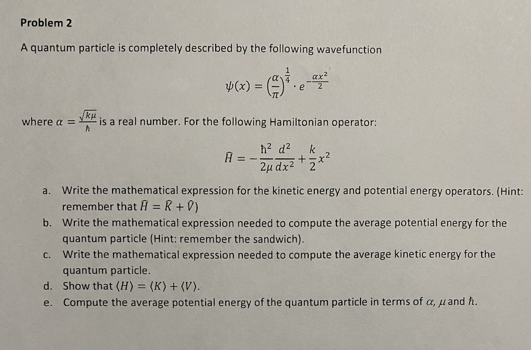 Solved Please solve each step of the Physical Chemistry | Chegg.com