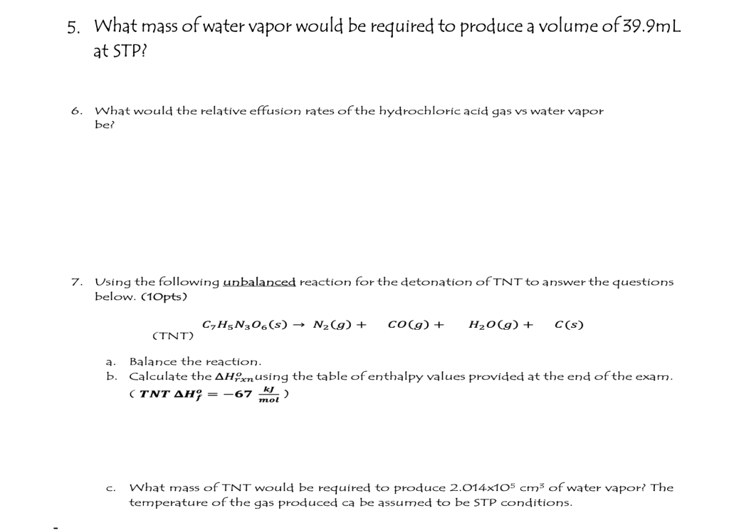 Solved Please Use Correct Scientific Notation And 