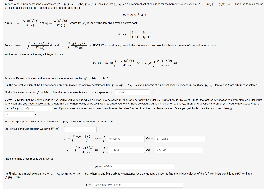 Solved om 0. Then the formula for the In general for a | Chegg.com