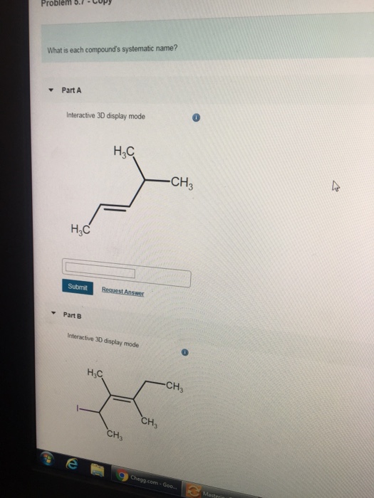 Solved Problem7-CoP What is each compound's systematic name? | Chegg.com