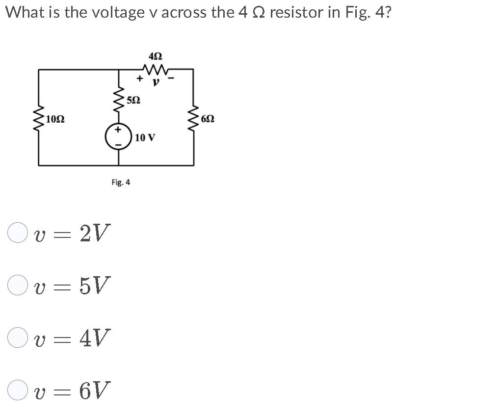 Solved The two terminals circuit element in Fig. 2 is | Chegg.com