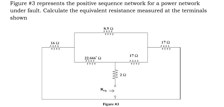Solved Figure 3 Represents The Positive Sequence Network