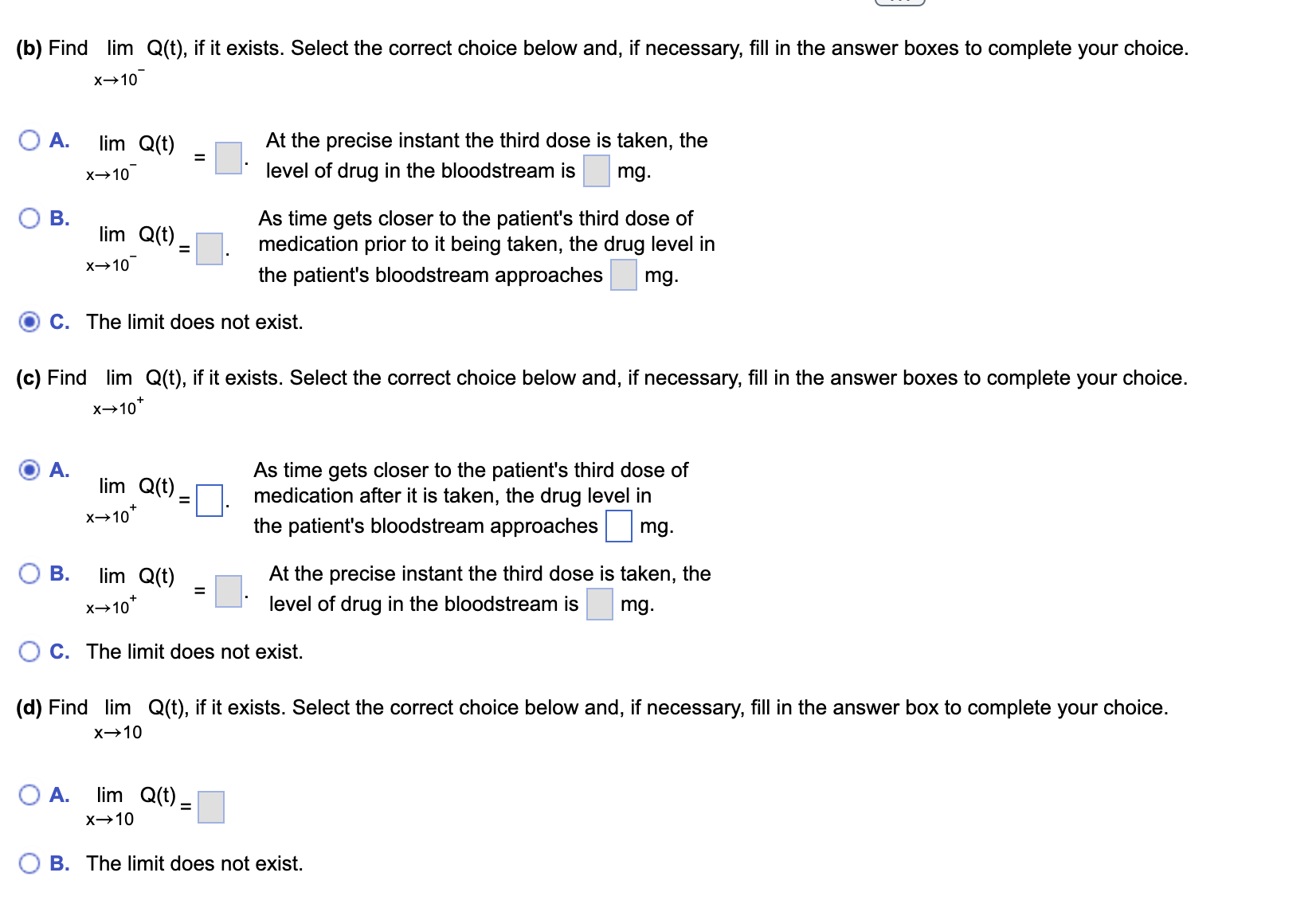 A patient receives the same dose of medication at | Chegg.com