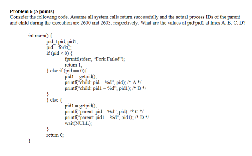 Solved Problem 6 (5 points) Consider the following code. | Chegg.com