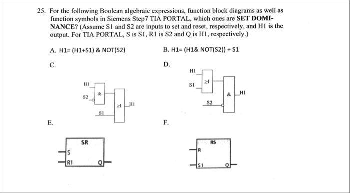 Solved 5. For the following Boolean algebraic expressions, | Chegg.com