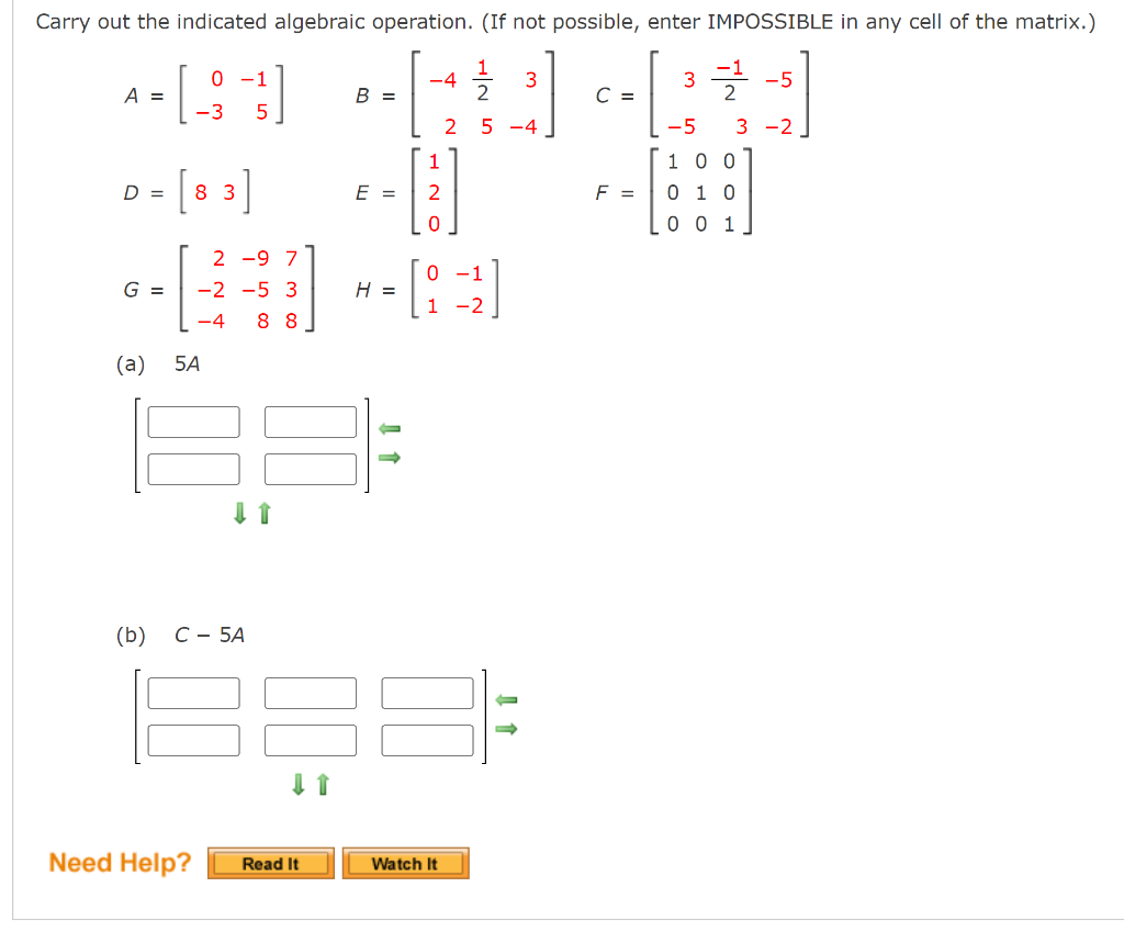 Solved arry out the indicated algebraic operation. (If not | Chegg.com