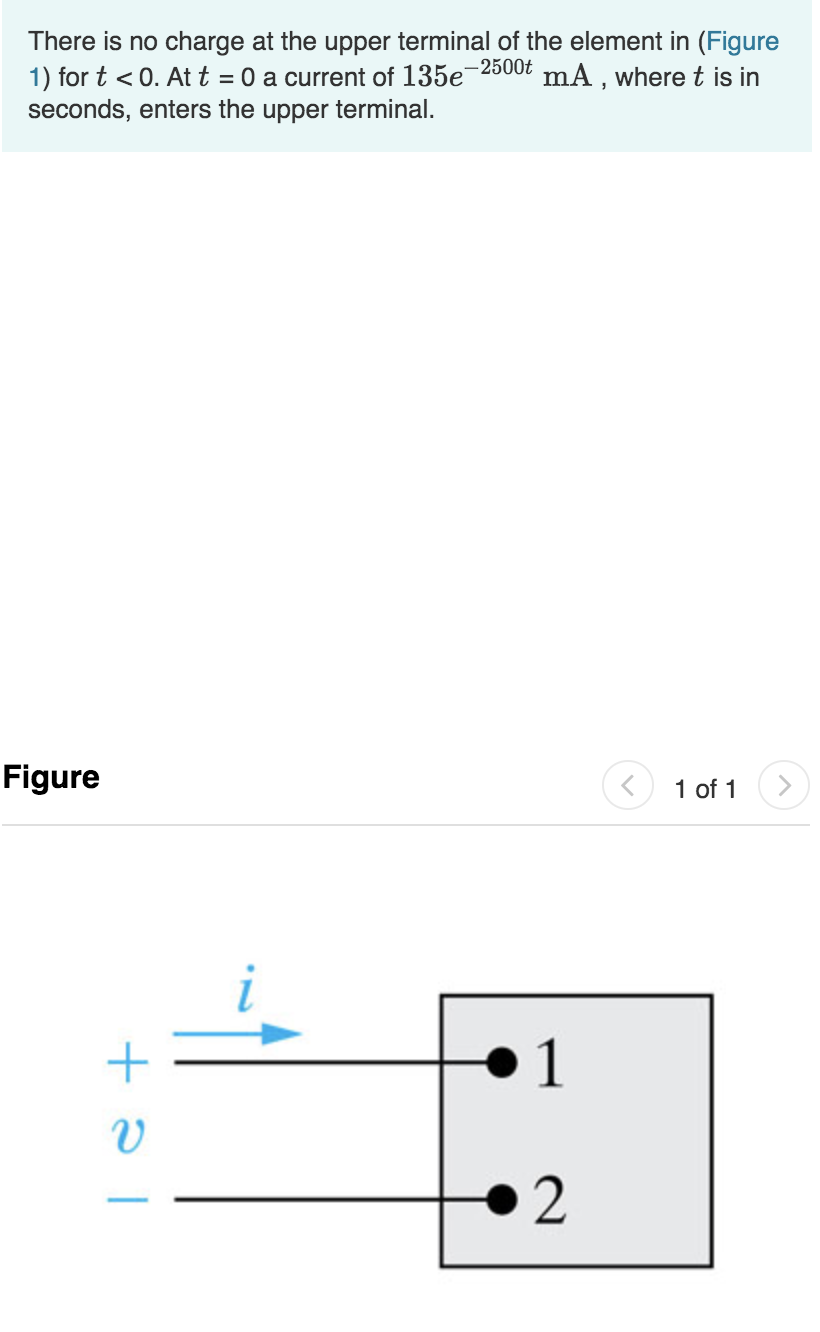Solved 1. Derive the expression for the charge that | Chegg.com
