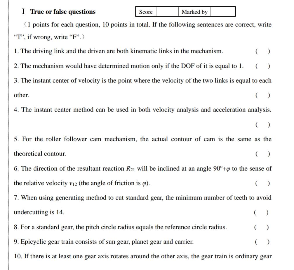 Solved other. 4. The instant center method can be used in | Chegg.com