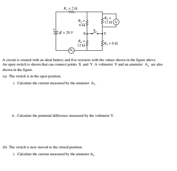 Solved ii. Calculate the potential difference measured by | Chegg.com