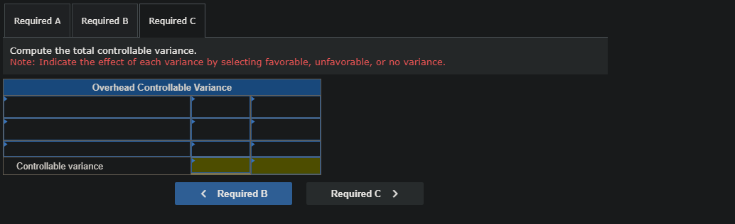 Solved 를 \begin{tabular}{l|l|l|} \hline Required A & | Chegg.com