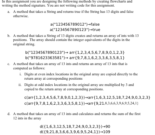 Solved e. A method that takes the sum calculated in part d | Chegg.com