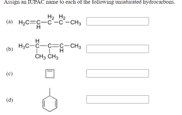 Solved Assign an IUPAC name to each of the following | Chegg.com