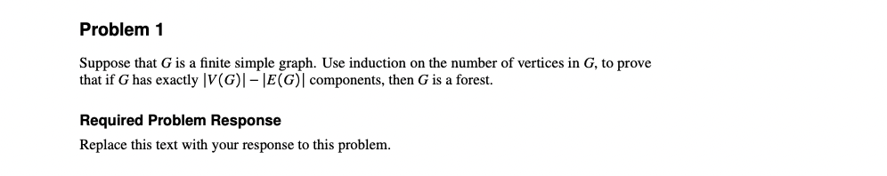 Solved Suppose that G is a finite simple graph. Use | Chegg.com