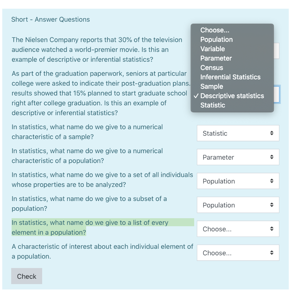 Solved i Short - Answer Questions Choose... The Nielsen | Chegg.com