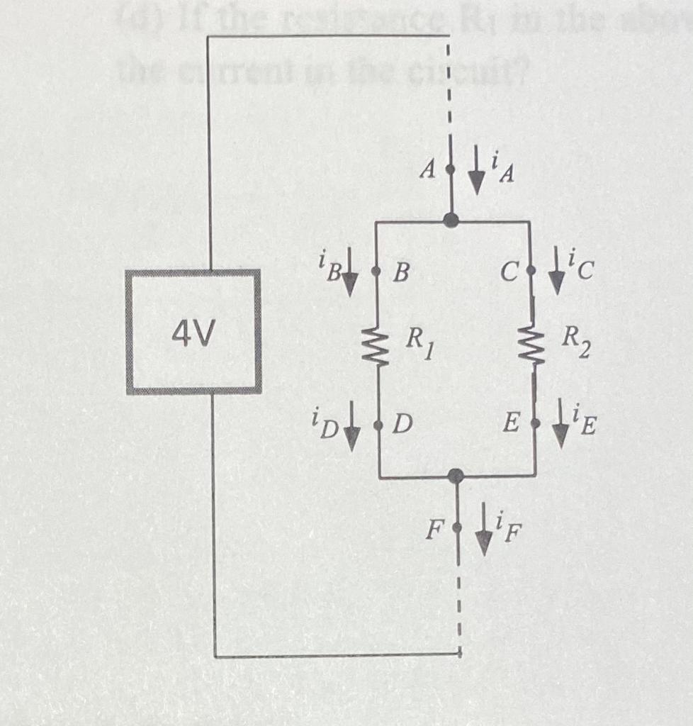 Solved Two resistors, R1 and R2, are connected in parallel | Chegg.com