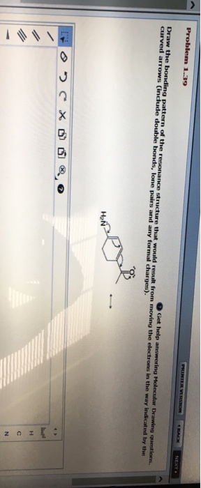 Solved Draw the bonding pattern of the resonance structure | Chegg.com