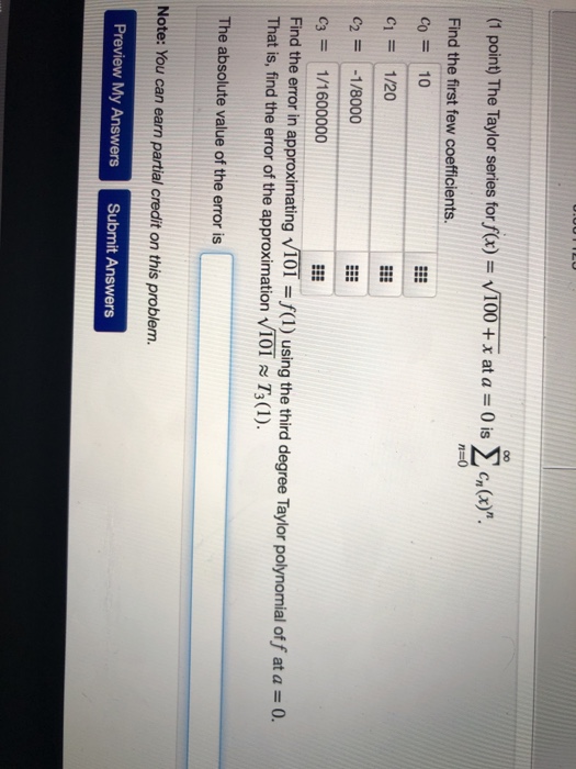 Solved Section 8.7: Problem 16 Previous Problem Problem List | Chegg.com