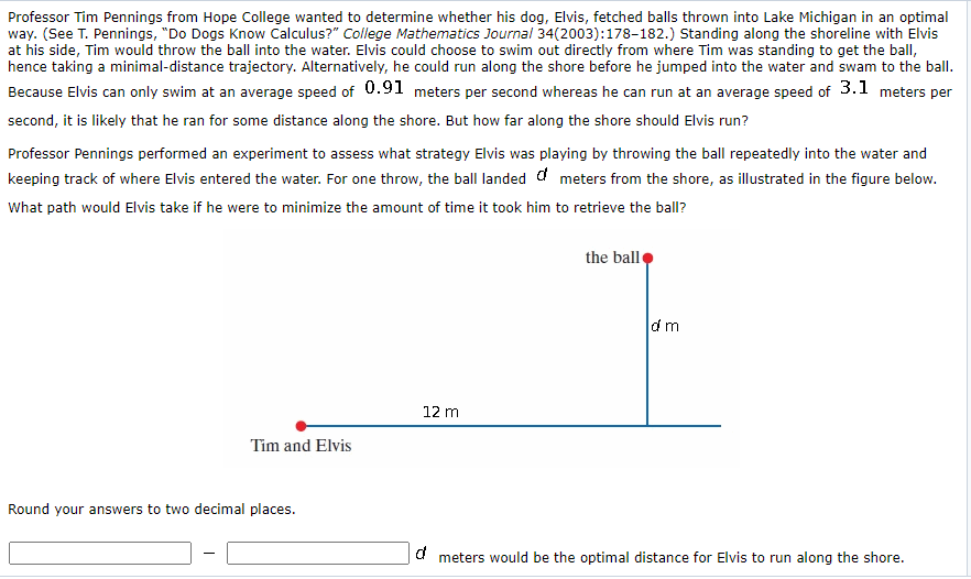 Solved Professor Tim Pennings from Hope College wanted to | Chegg.com
