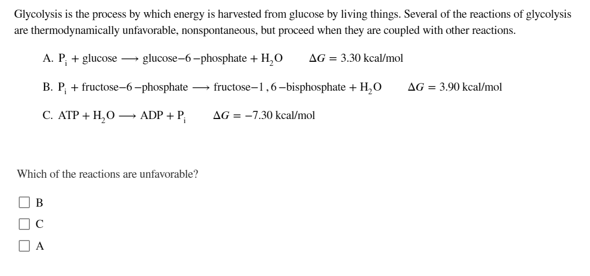 Solved Glycolysis is the process by which energy is | Chegg.com