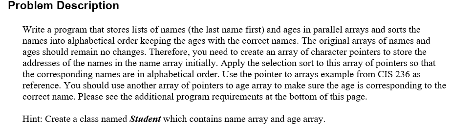 Solved You May Use Any C Compiler For The Programming 
