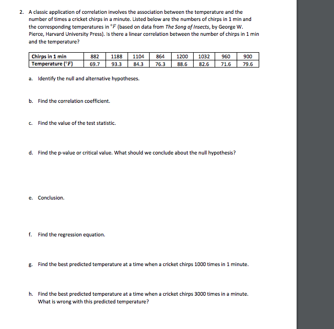 Solved 2. A classic application of correlation involves the | Chegg.com