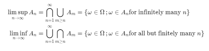 Solved Exercise 1.4 (limsup and liminf) Prove that two | Chegg.com