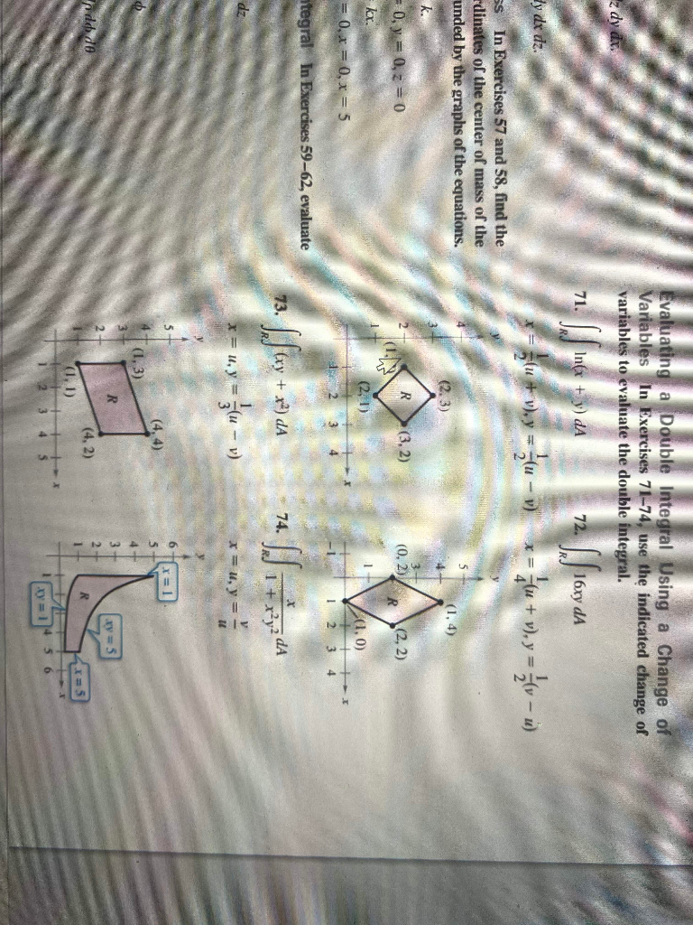 Solved Evaluating a Double Integral Using a Change of | Chegg.com
