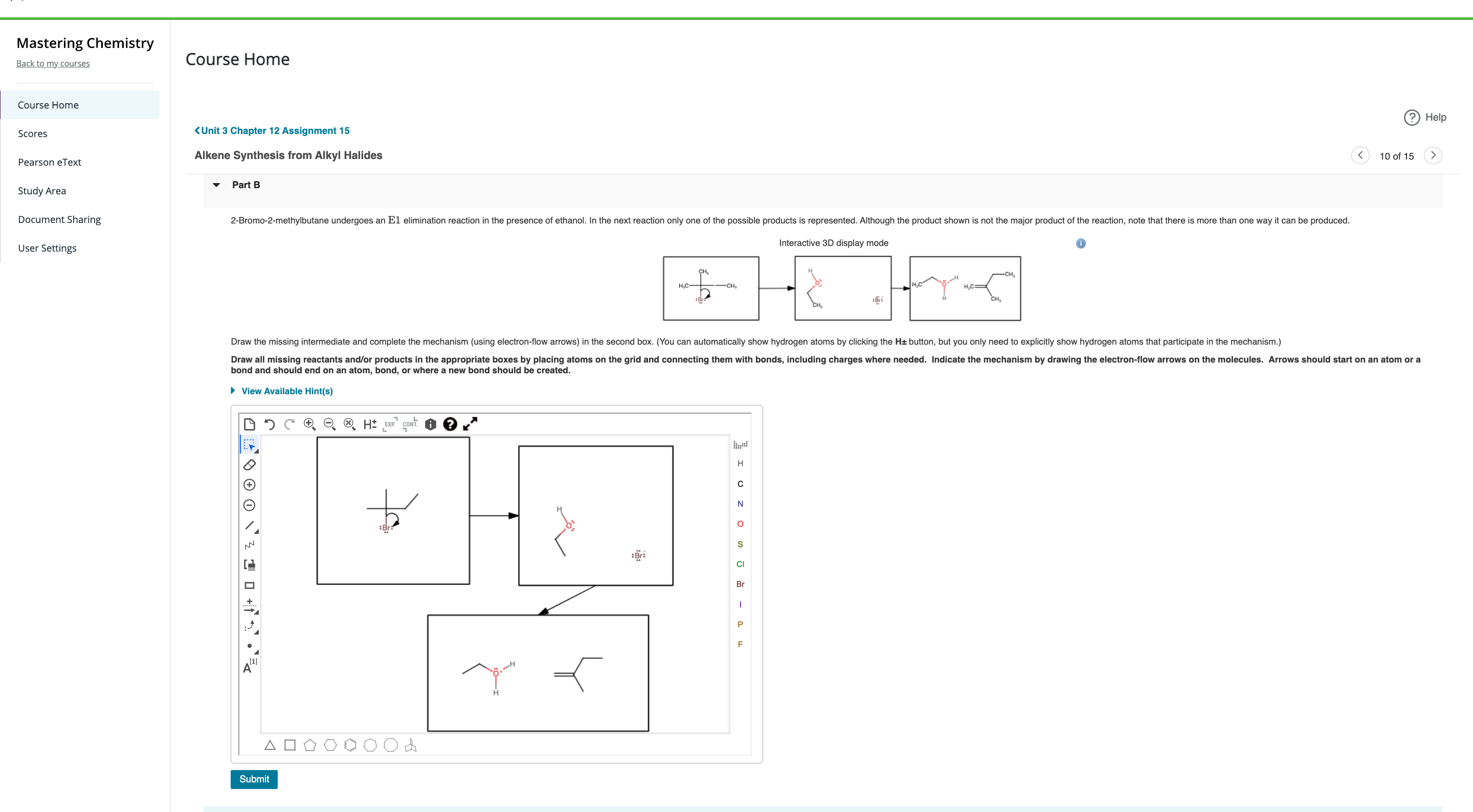 Solved Draw the missing intermediate and complete the | Chegg.com