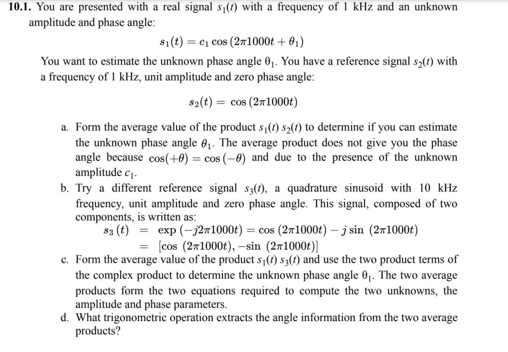Solved How do I go about using the imaginary part of the | Chegg.com