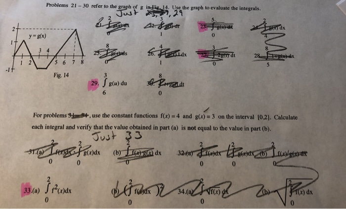 Solved Problems 21-30 refer to the graph of g i 14. Use the | Chegg.com