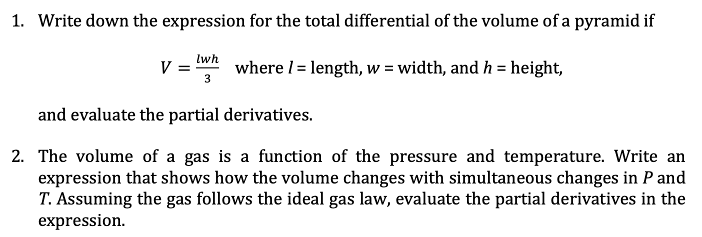Solved 1. Write down the expression for the total | Chegg.com