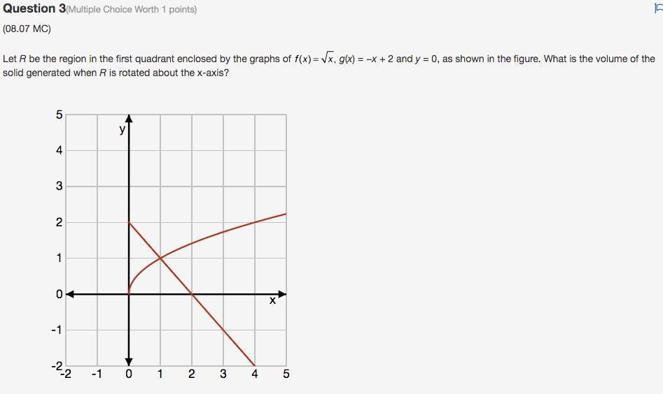Solved Question 5 Multiple Choice Worth 6 points) (08.03 MC) | Chegg.com