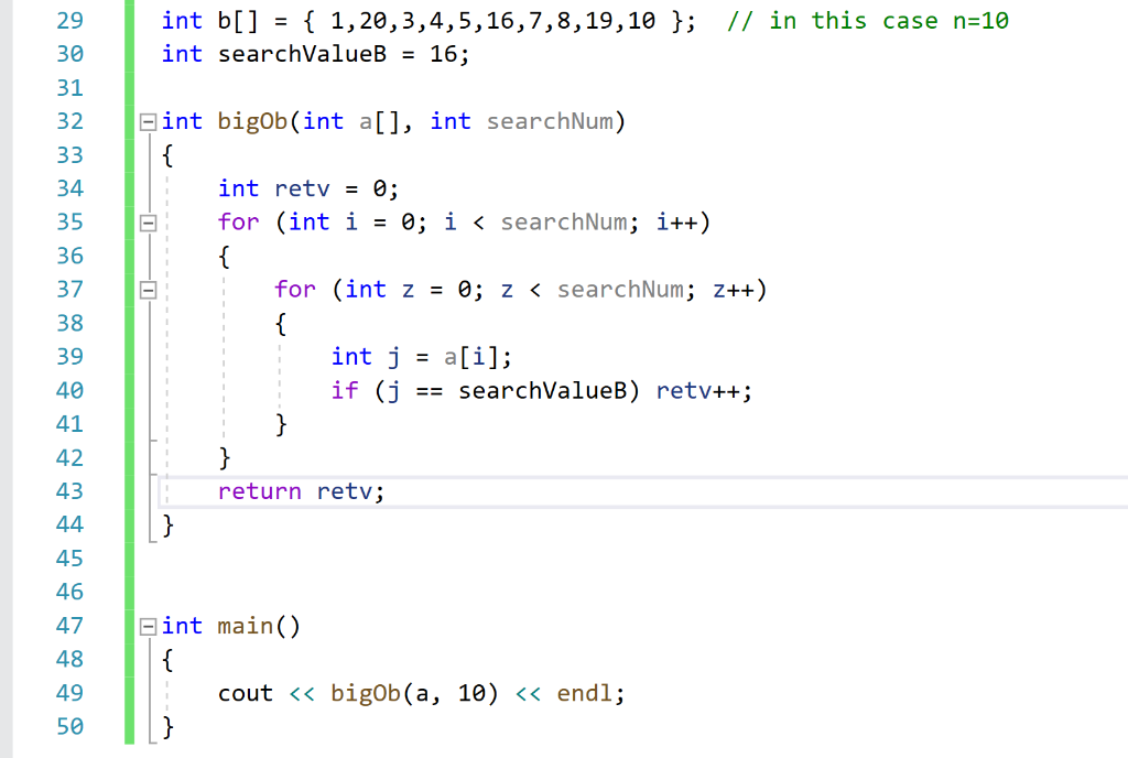 Solved What would be the Big O notation of the Routine | Chegg.com