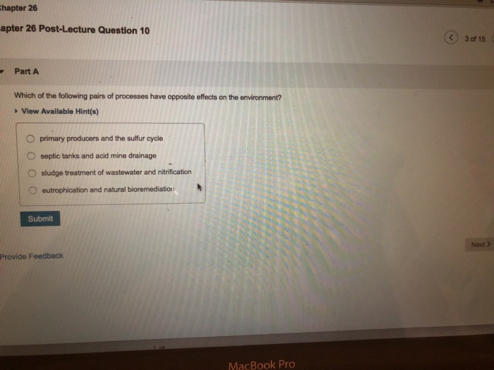 Solved hapter 26 apter 26 Post-Lecture Question 10 3 of 15 | Chegg.com