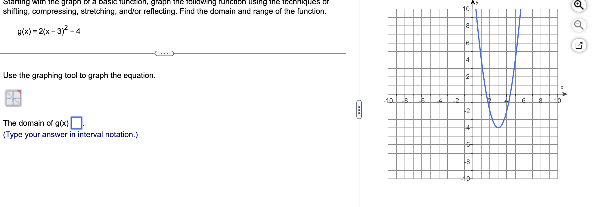 Solved shifting, compressing, stretching, and/or reflecting. | Chegg.com