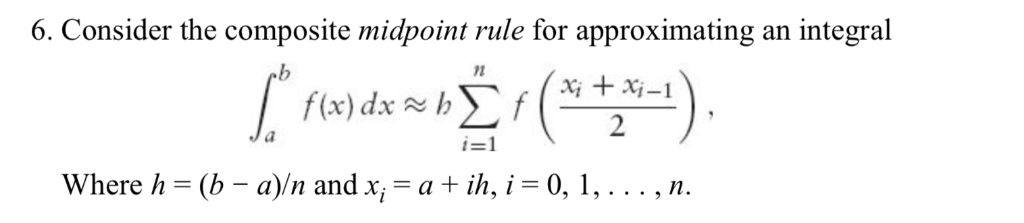 Midpoint Rule